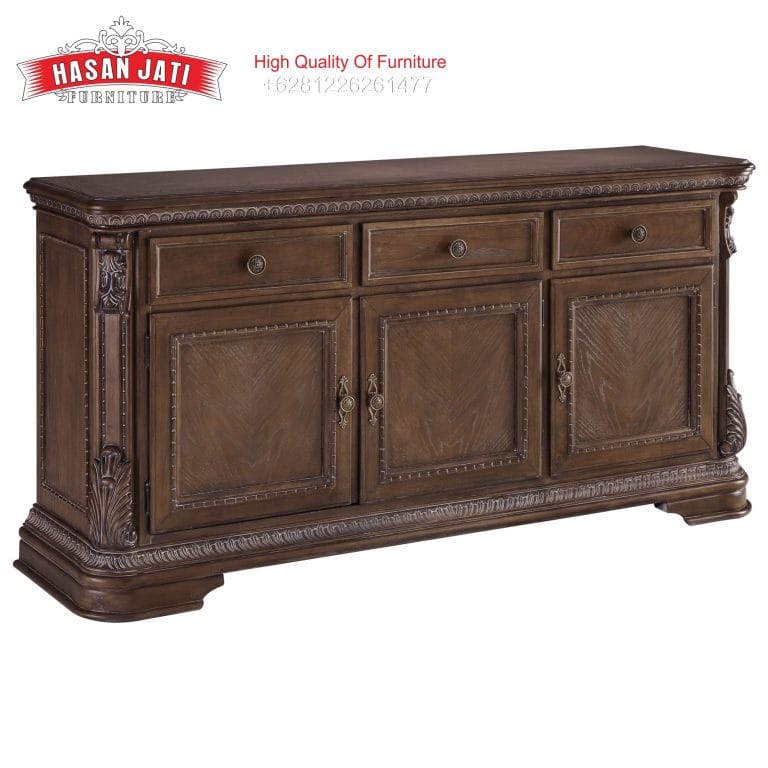 Meja Bufet Jati Solid Living Room | Hasan Jati Furniture